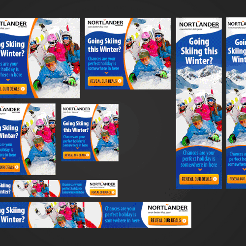 Designs | Inspirational banners for Nortlander Ski Tours (ski holidays ...