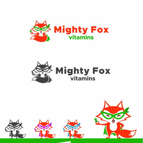 Create a "Mighty Fox" for our Vitamins Company | Character or mascot ...