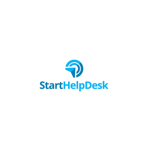 Create a professional logo for StartHelpDesk, a cloud-based helpdesk ...