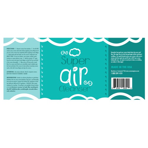 Air Freshener/ Odor Remover Label Design (*Product Name Changed ...
