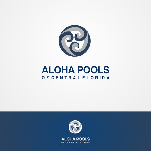 Create a Hawaiian themed logo for swimming pool contractor | Logo ...
