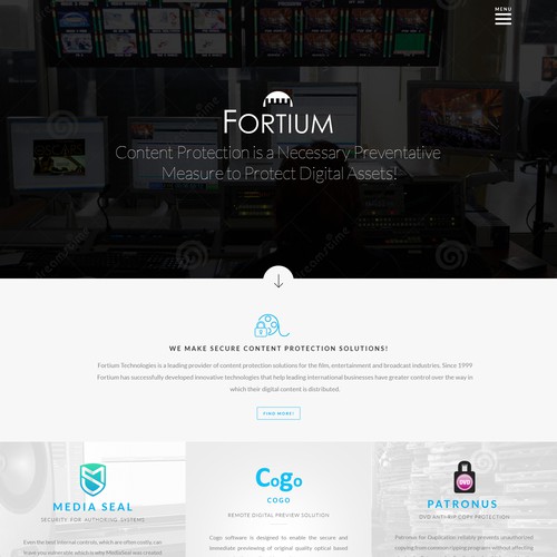 Designs | Create an inspiring clean modern website for a software ...