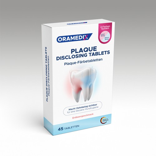 🦷 reveal the hidden plaque - design clean & modern packaging for ...