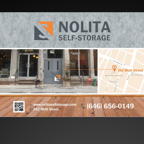 Create a captivating marketing flyer for Nolita Self-Storage | Postcard ...