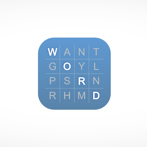 Create a fun word search puzzle icon for Android / iOS | Icon or button ...