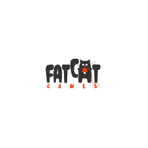 Create a Fat cat logo for Fatcat Games | Logo design contest