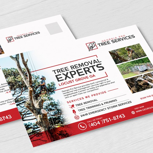 Designs | Branding for a Tree Removal Service | Postcard, flyer or ...