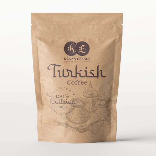 Designs | eye-catching retail packaging design for Turkish coffee ...