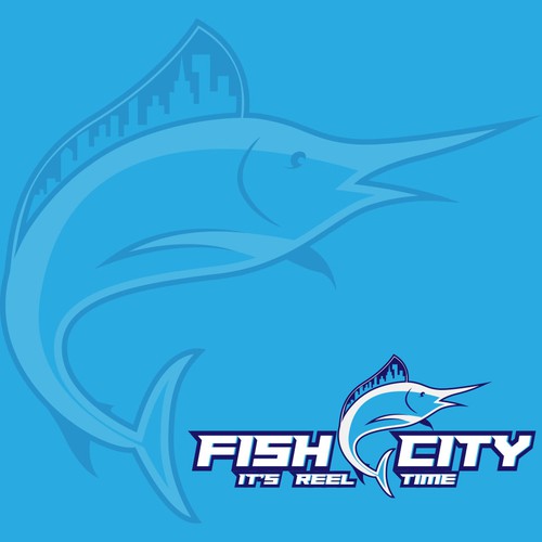 Fish City Logo - It's Reel Time! Sport Fishing Design | Logo design contest