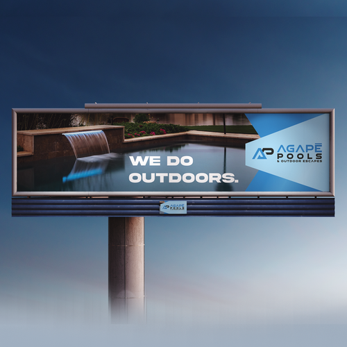 Designs | POOL AND OUTDOOR LIVING BILLBOARD DESIGN | Signage contest