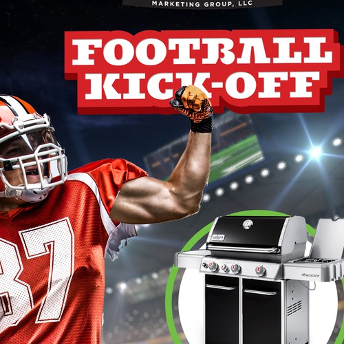 Designs | Design Promo Flyer that incorporates a football kickoff theme ...