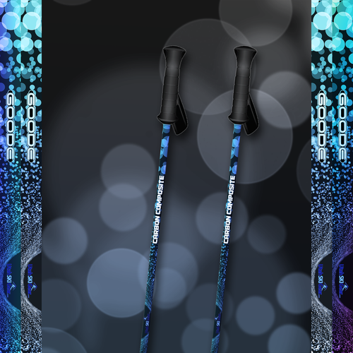SKI POLE SHAFT DESIGN FROM PSD TEMPLATE | Merchandise contest