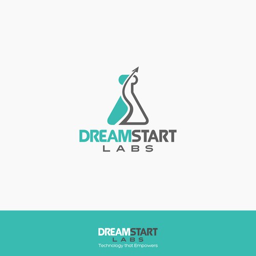 DreamStart Labs Logo - innovative new tech startup empowering people in poverty | Logo design ...