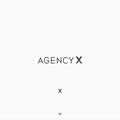 Designs | Clean, classic logo with sharp lines for AGENCY X | Logo ...