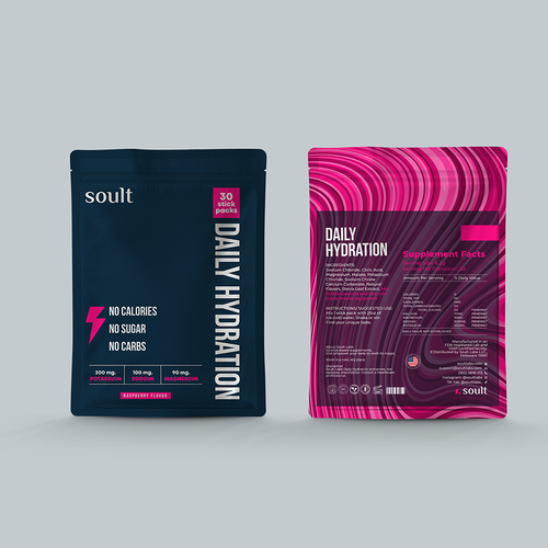 Designs | Design eye catching packaging for a premium hydration powder ...