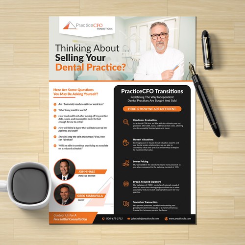 Designs | PracticeCFO Transitions Flyer | Postcard, flyer or print contest