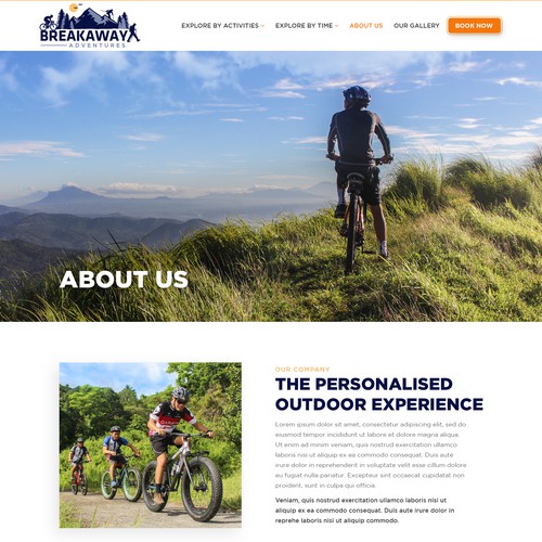 Designs | Design a website for outdoor adventure travel company | Web ...