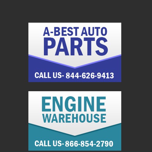 Need a nice clean banner for a used engine and transmission reseller ...