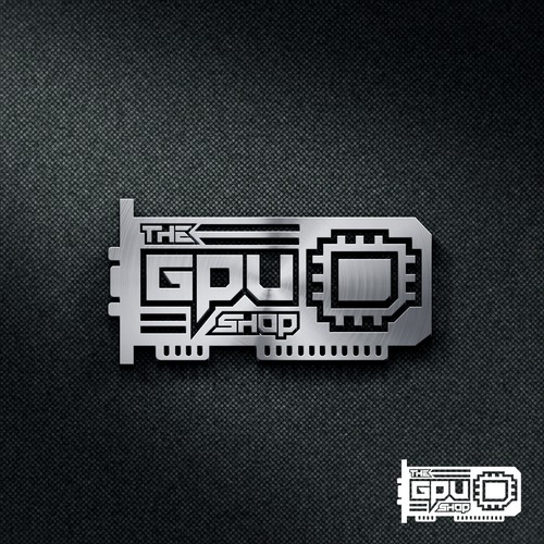 Create a futuristic logo for "The GPU Shop" | Logo design contest