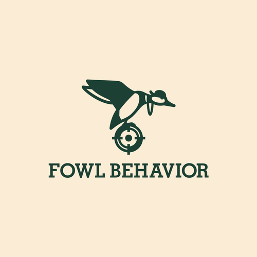 Designs | Fowl Behavior - hunting lifestyle brand logo | Logo design ...