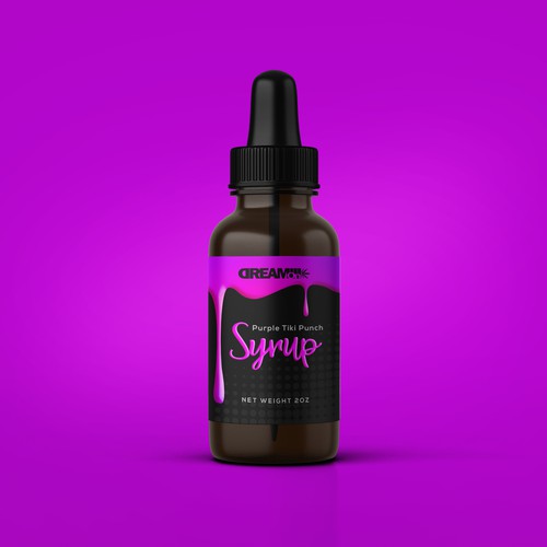 CANNABIS SYRUP DRINK LABEL NEEDED | Product label contest
