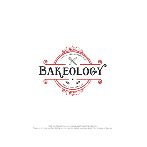 Classy, sophisticated logo for custom, from scratch bakery | Logo ...
