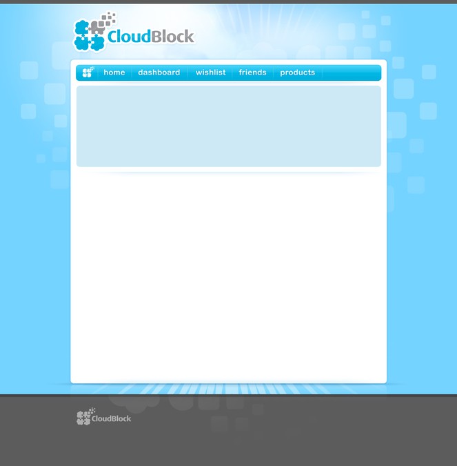 Cloud logo & Web site header/footer | Logo design contest