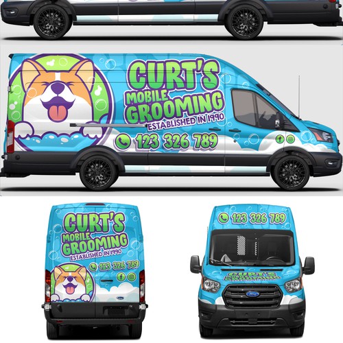Designs | Mobile Grooming Truck Design | Car, truck or van wrap contest