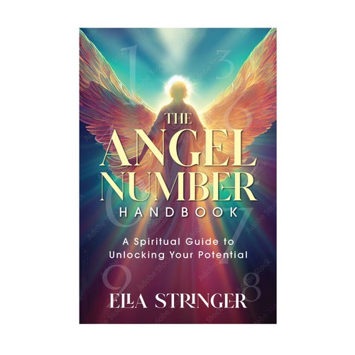 Designs | Ebook cover for book on angel numbers | Book cover contest