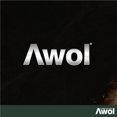 Create a bold brand logo for a fashion label AWOL (a way of life ...