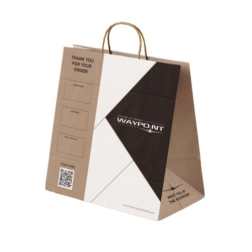 Designs | Design a To go Bag for a Busy Modern Aviation Restaurant ...