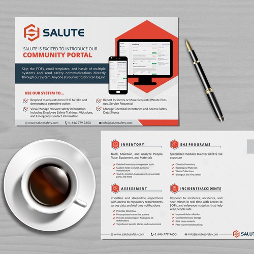 Designs | Design a postcard advertisement for an innovative safety ...