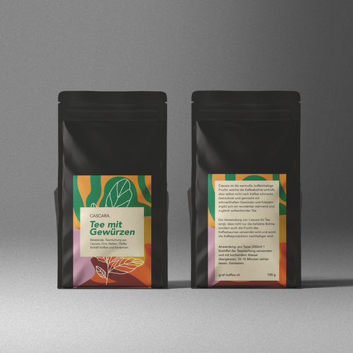 Designs | Cascara tea label | Product packaging contest