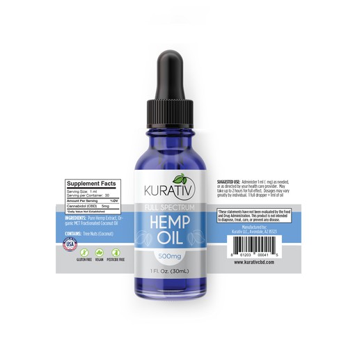 Create a beautiful , clean , professional label and package for Full ...