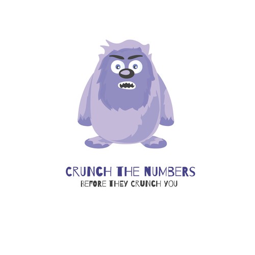 Create a cool number crunching monster for Crunch the Numbers | Logo ...
