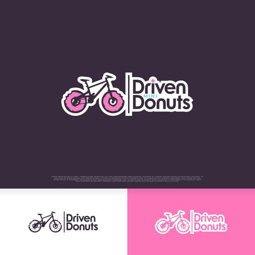Designs | Design a trendy mountain bike logo for a donut truck | Logo ...
