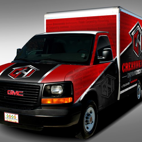 Bad ass Box truck design/wrap. | Car, truck or van wrap contest