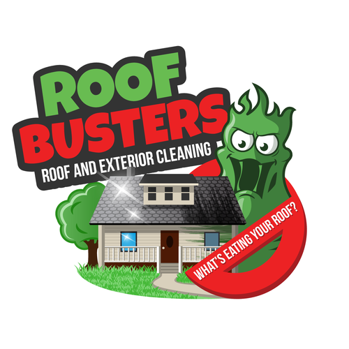 Designs | Roof Busters - Roof and Exterior Cleaning logo with a Ghost ...