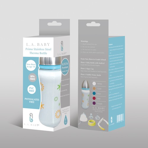 Packaging Design for Baby Thermal Bottle | Product packaging contest