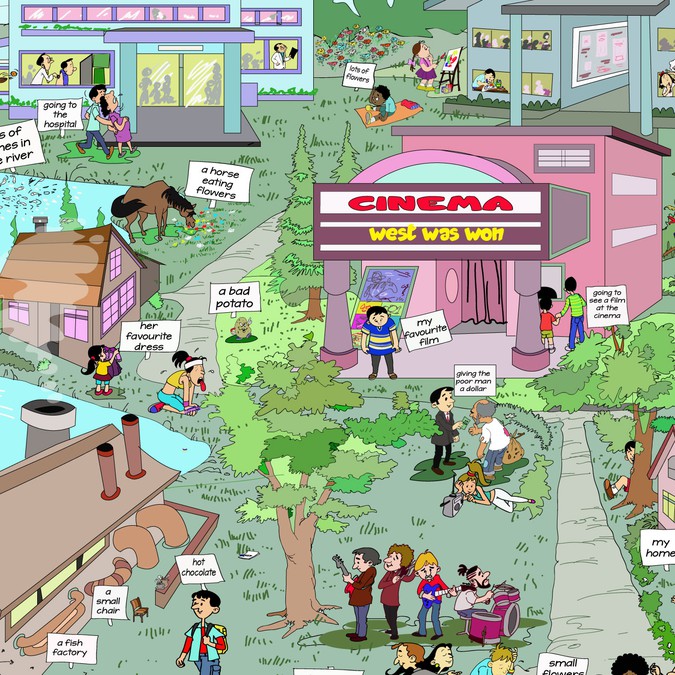 Wanted: illustrators to draw various random objects for a word search ...