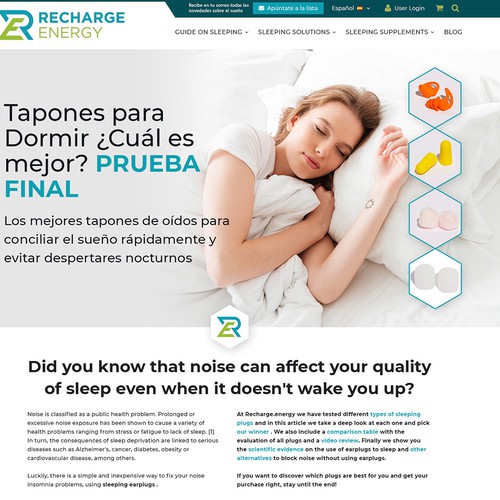 Designs | Redesign landing page for Recharge Energy | Landing page ...