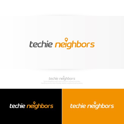 Build a logo suited to retail signage and web for Techie Neighbors ...