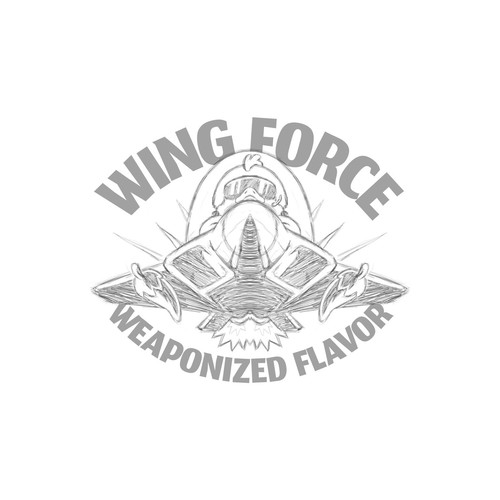 Designs | Create a fun logo for a chicken wing concept! Wing Force ...