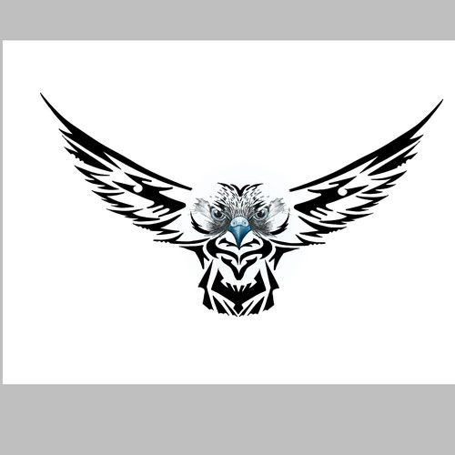 blue eyed/beak hawk | Tattoo contest