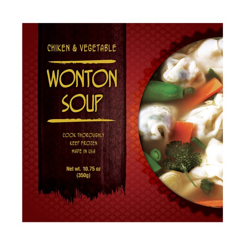 Wonton Soup - Design Revamp | Product packaging contest