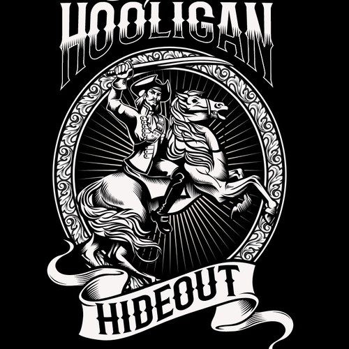 Design an illistration for speakeasy - Hooligan Hideout | T-shirt contest