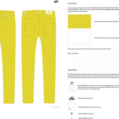 Design your own pair of jeans! | Other Graphic Design contest