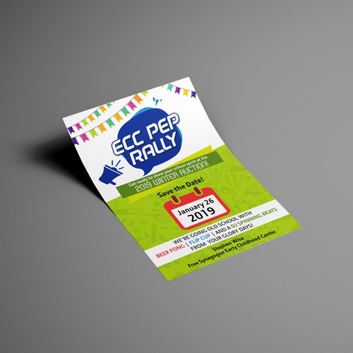 Pep rally theme school fundraiser invitation | Other business or ...