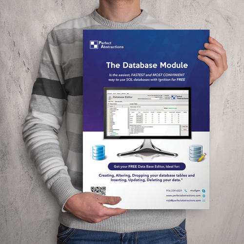 Flyer Design for Database Product | Postcard, flyer or print contest