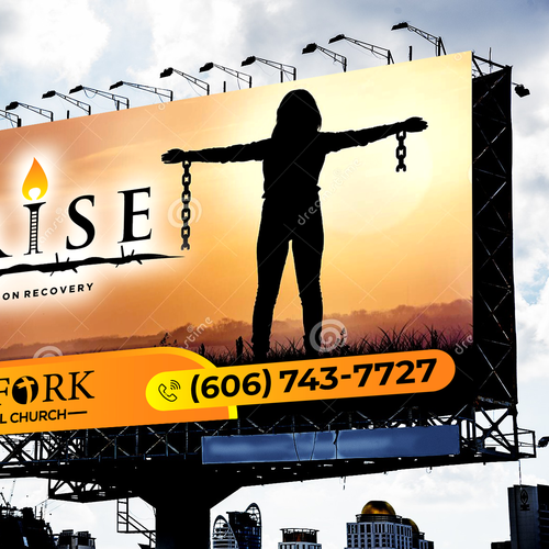 Designs | We need a bright, bold billboard for our church and addiction ...